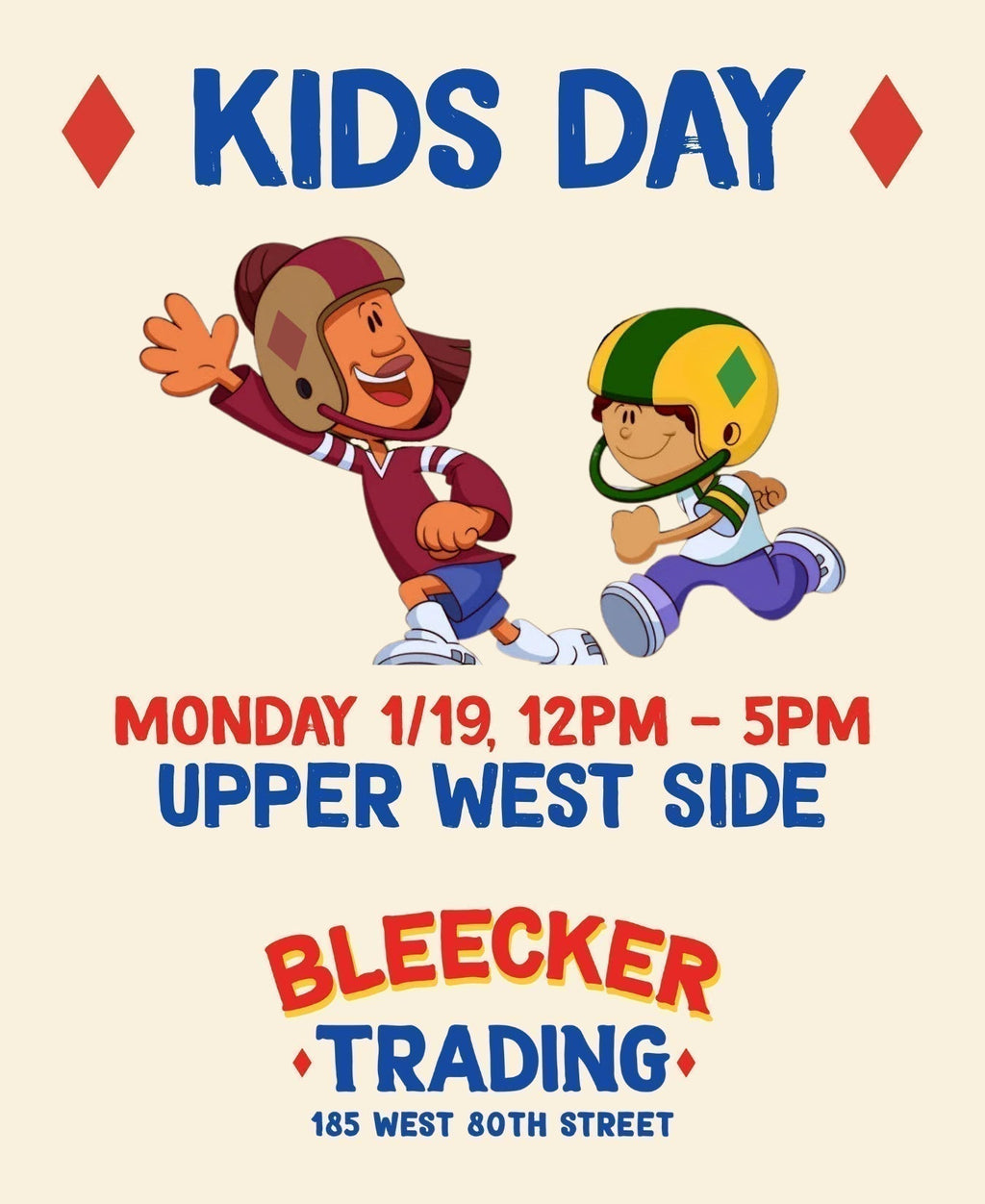 Bleecker Trading - Kids Day (UWS) | January 19th 12 PM - 5 PM