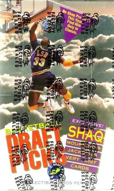 1992 Draft Picks Sealed Box Shaq