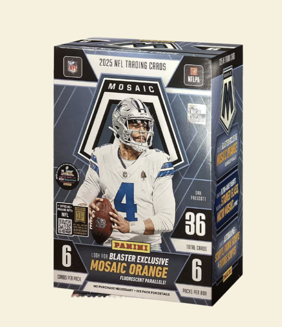 2025 Panini Mosaic Football Blaster Box (Mosaic Orange)